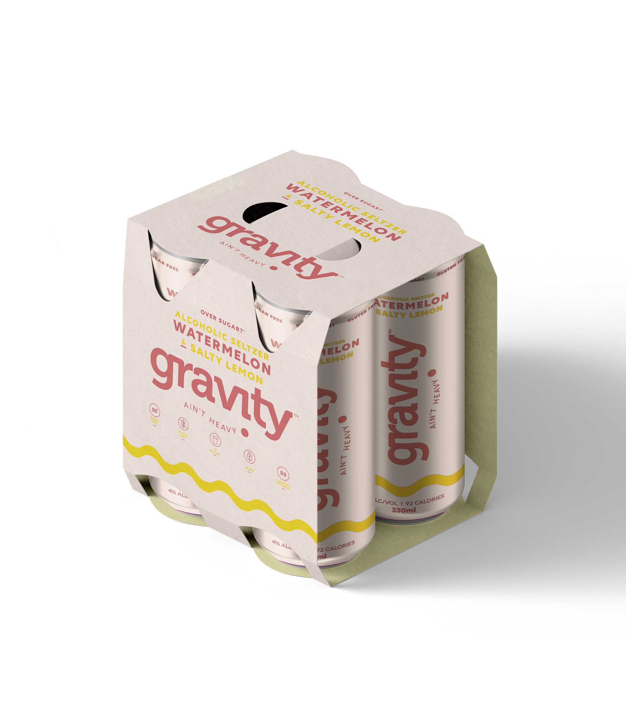 Melon & Salty Lemon Seltzer 4 Pack – Gravity Drinks Co.